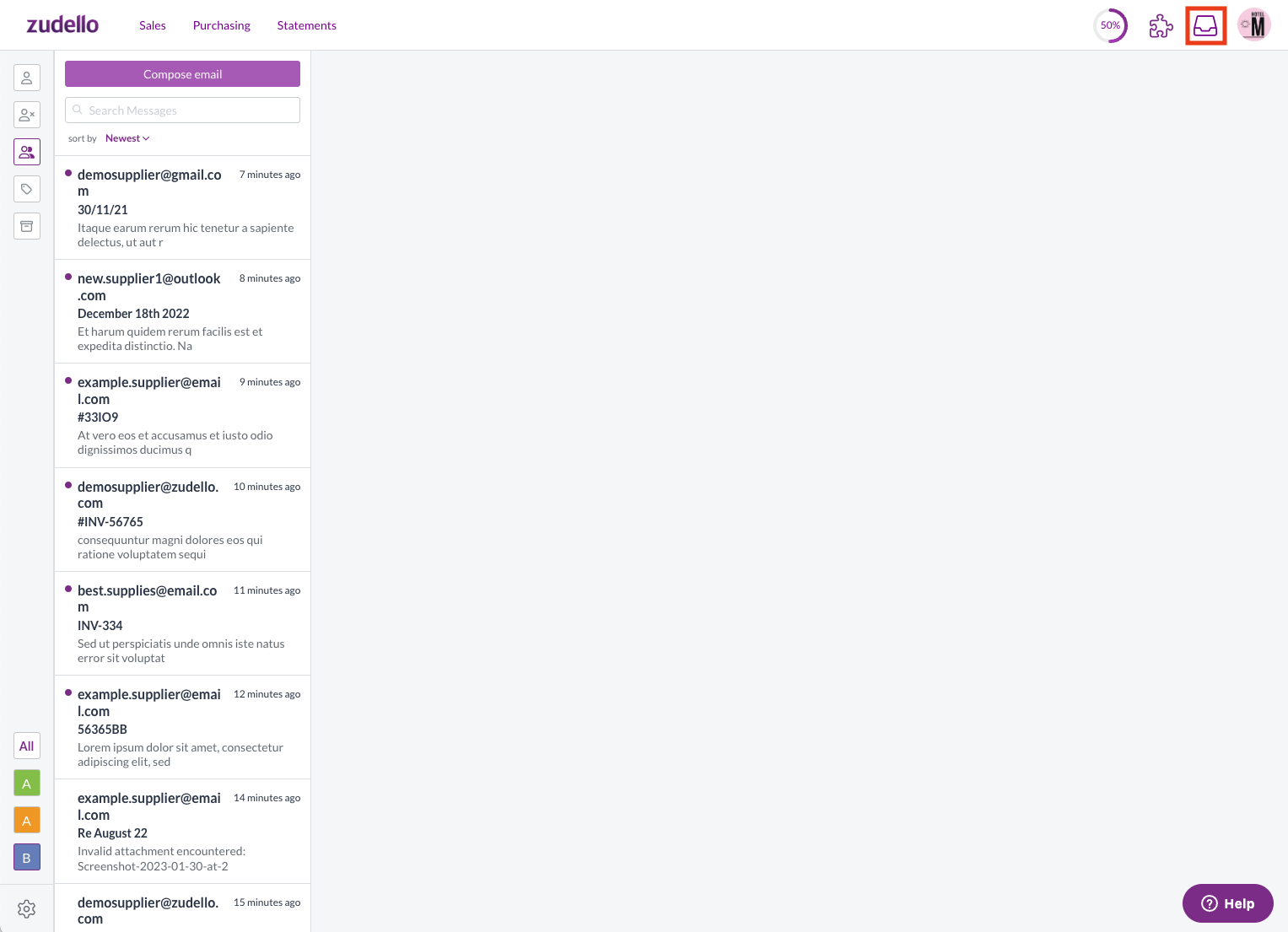 Checking you Inbox – Zudello