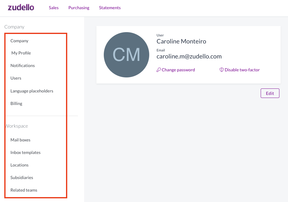 Permissions – Zudello